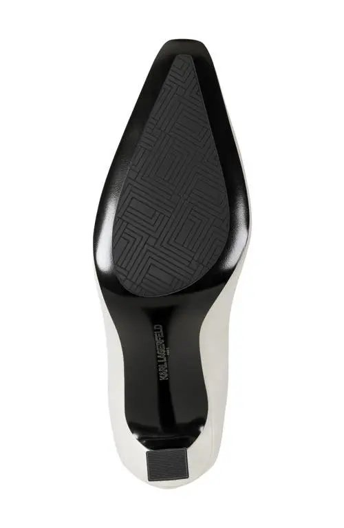 Karl Lagerfeld Paris Stella Pump - Cream