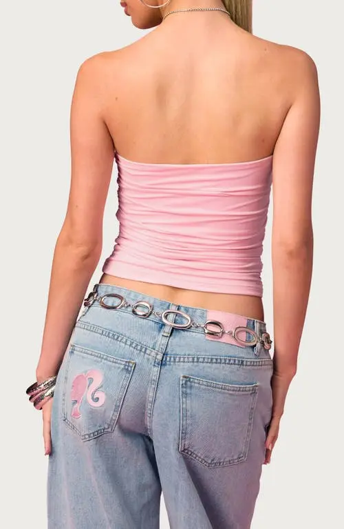 EDIKTED X Barbie™ Strapless Top
