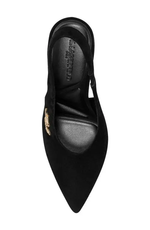 Karl Lagerfeld Paris Lauryn Slingback Pump
