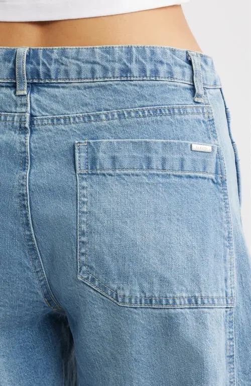 TRACTR Wide Leg Crop Jeans