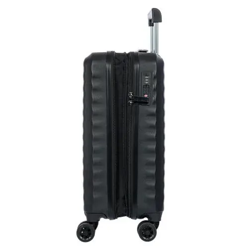 Bric'S Nausicaa 2 Piece Set 21" Carry On Spinner & 30" Checked Spinner - Black