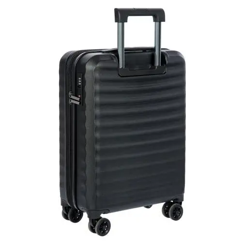 Bric'S Nausicaa 2 Piece Set 21" Carry On Spinner & 30" Checked Spinner - Black