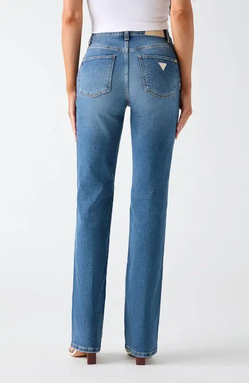 Guess Mid Rise Straight Leg Jeans