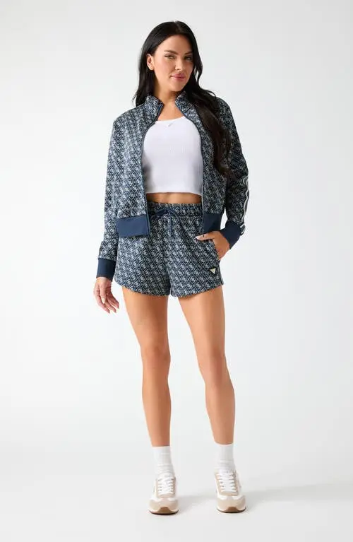 Guess 4g Logo Jacquard Drawstring Shorts