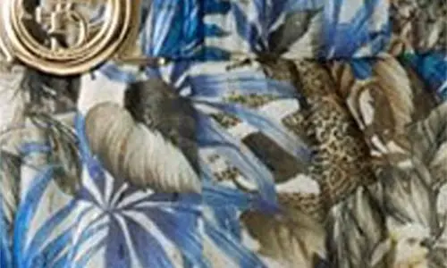 Guess Tropical Print Ruffle Minidress