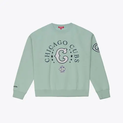 Mitchell & Ness Chicago Cubs Yacht Rock Sweatshirt