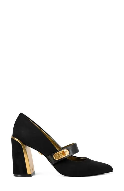 Donna Karan New York Rosey Mary Jane Pointed Toe Pump
