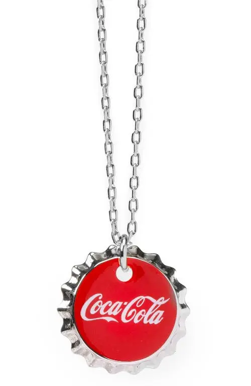 CUFFLINKS, INC. Coca Cola Cap Pendant Necklace - Red