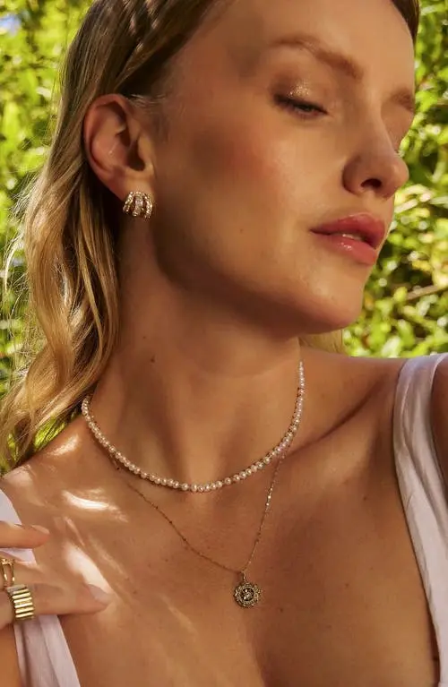 MIRANDA FRYE Sabrina Huggie Hoop Earrings