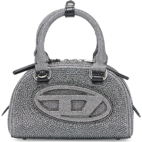 DIESEL® 1dr Dome Crossbody Bag - Gunmetal