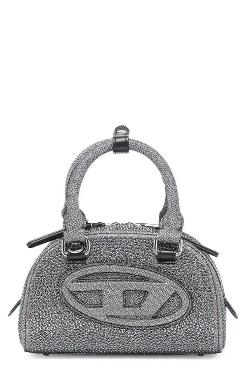 DIESEL® 1dr Dome Crossbody Bag - Gunmetal