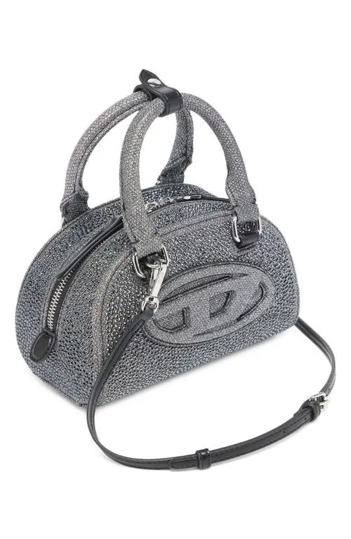 DIESEL® 1dr Dome Crossbody Bag - Gunmetal
