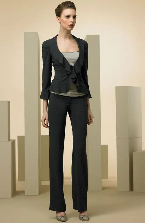 Emporio Armani Heathered Stretch Wool Jacket