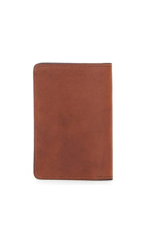 KORCHMAR Earhart Leather Passport Case - Espresso