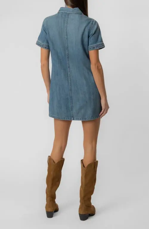 Kut From The Kloth Parker Denim Shirt Dress