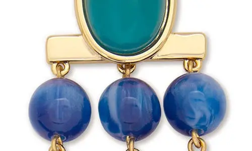 Ramy Brook Elisa Agate Chandelier Earrings - Blue Multi
