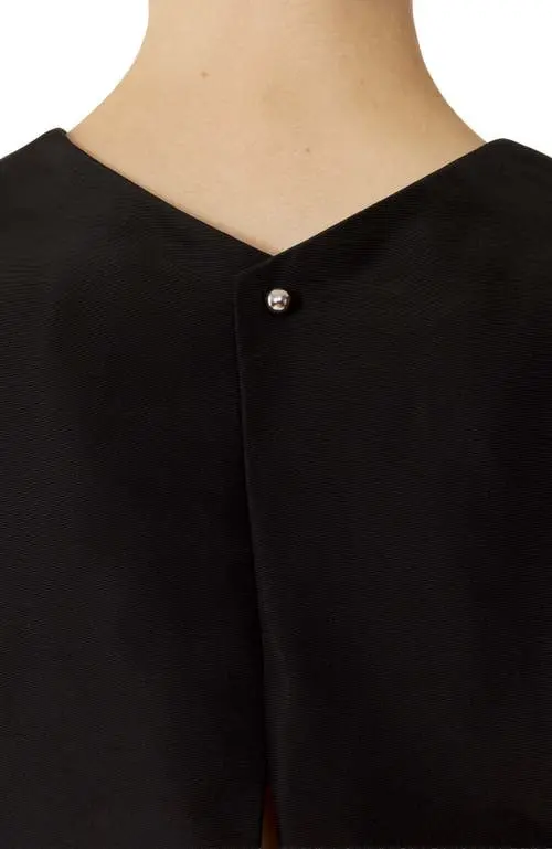 LANVIN Silk Faille Cropped Top