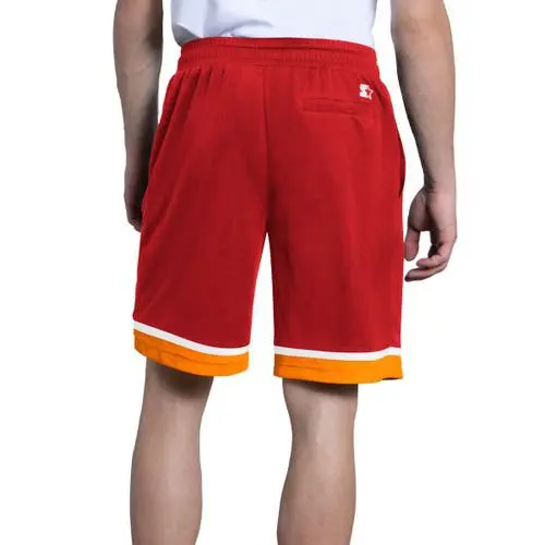 STARTER Tampa Bay Buccaneers Throwback Power Play Mesh Shorts By - Red