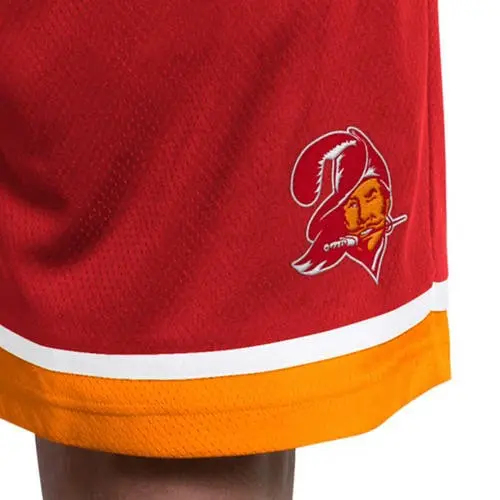 STARTER Tampa Bay Buccaneers Throwback Power Play Mesh Shorts By - Red