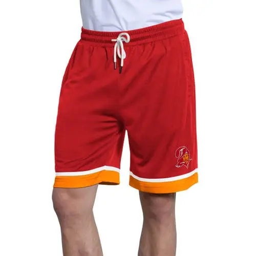 STARTER Tampa Bay Buccaneers Throwback Power Play Mesh Shorts By - Red