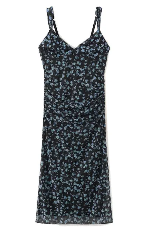 Mango Floral Mesh Slipdress