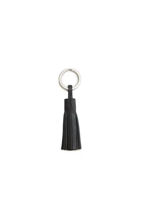 KORCHMAR Fuller Leather Tassel Key Chain - Black