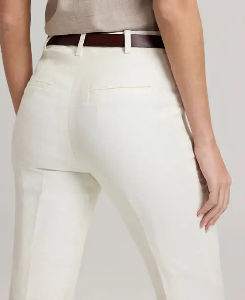 REALLY WILD CLOTHING Meryl Linen Straight Trousers