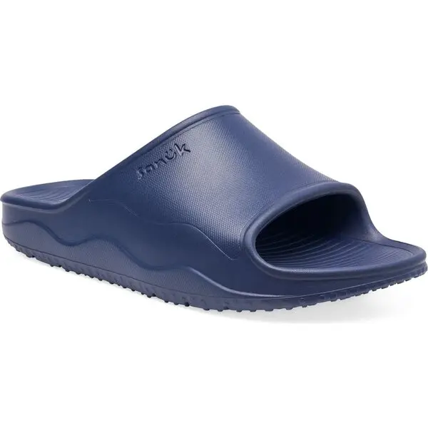 Sanuk Beer Foameie Slide Sandals - Black Iris