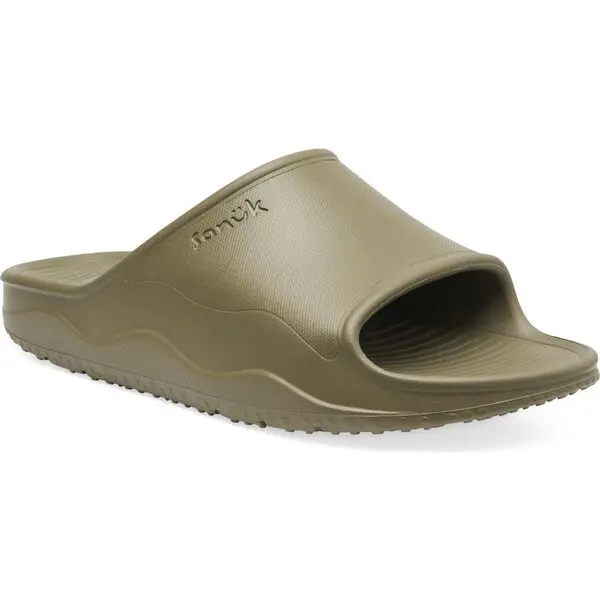 Sanuk Beer Foameie Slide Sandals - Olive