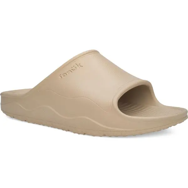 Sanuk Beer Foameie Slide Sandals - Tan