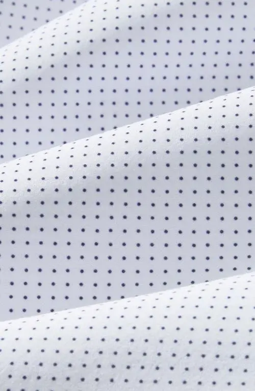Mizzen+main Leeward Trim Fit Micro Dot Performance Button-up Shirt