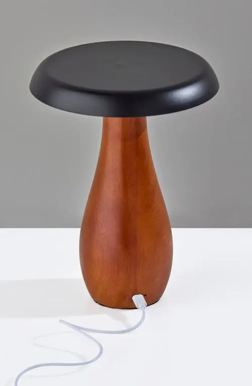 ADESSO Naya Cordless Led Table Lamp - Walnut