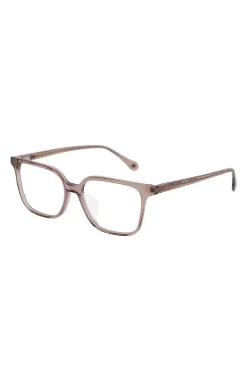 MOHALA EYEWEAR Palakika 54mm Low Bridge Square Optical Glasses - Shell/clear Lenses