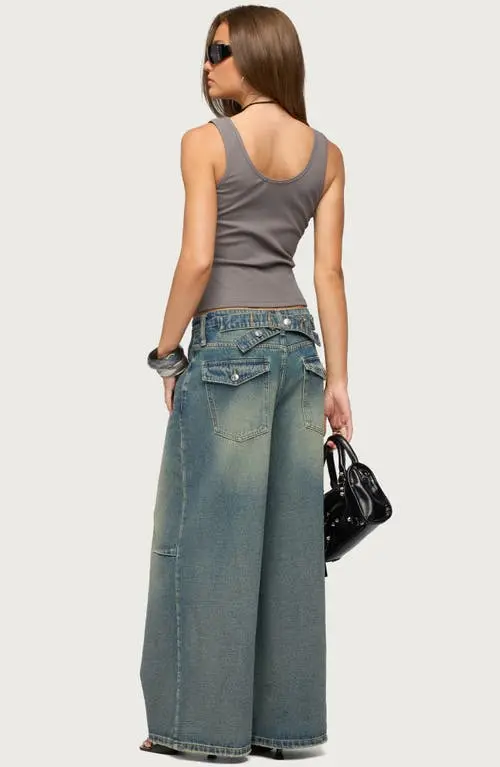 EDIKTED Beaded Fringe Tank