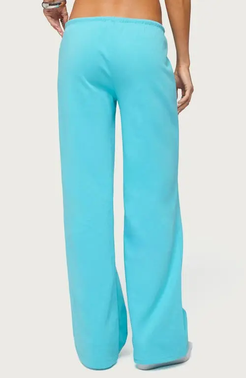 EDIKTED Callista Straight Leg Sweatpants