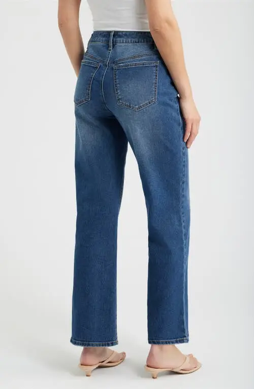 1822 Denim High Waist Straight Leg Jeans