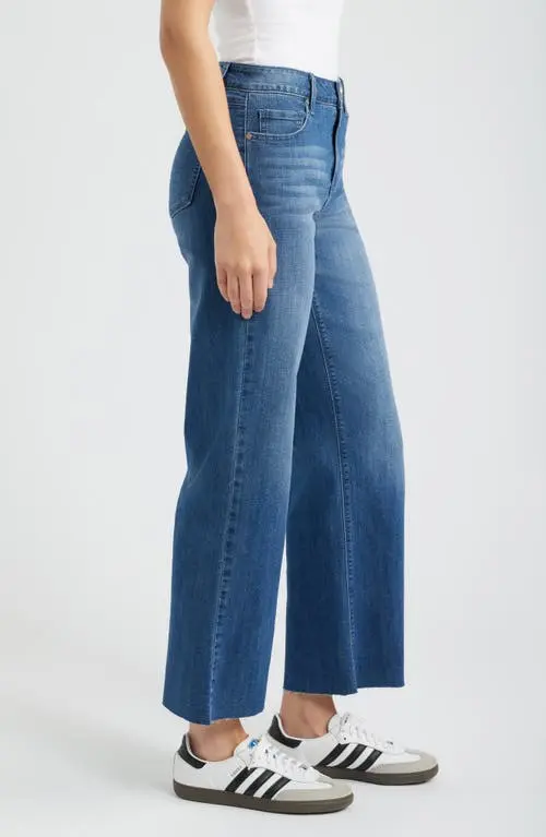 1822 Denim Slim Mid Rise Wide Leg Jeans
