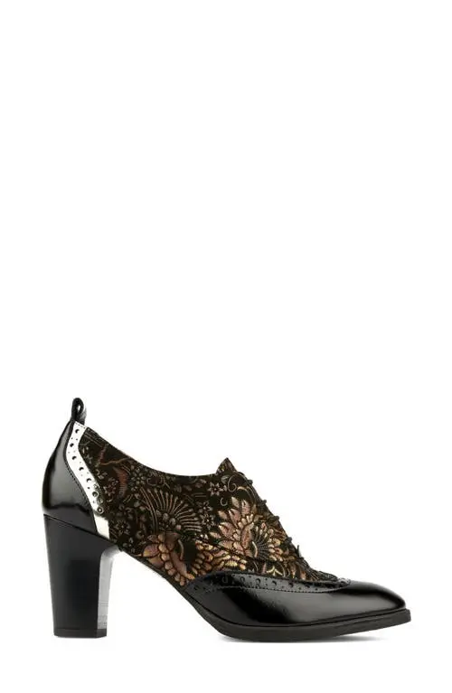 EMBASSY LONDON Casino Block Heel Pump