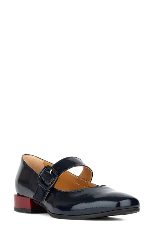 EMBASSY LONDON Bliss Mary Jane Flat - Blue