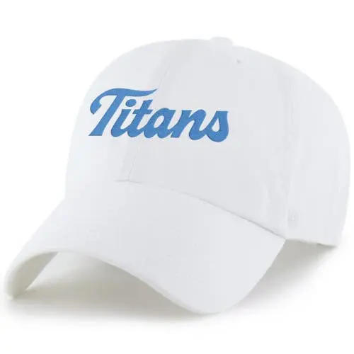 '47 Tennessee Titans Script Clean Up Adjustable Hat - White