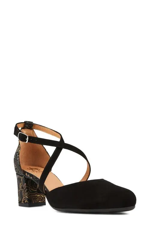 EMBASSY LONDON Dannii Ankle Strap Pump - Black