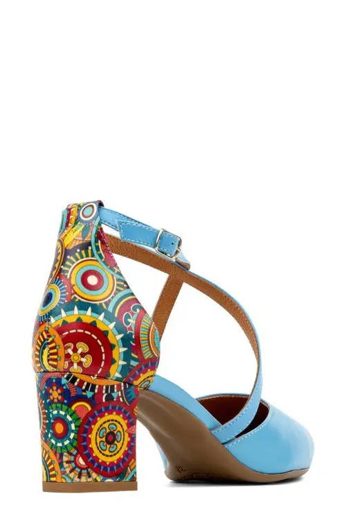 EMBASSY LONDON Dannii Ankle Strap Pump - Blue