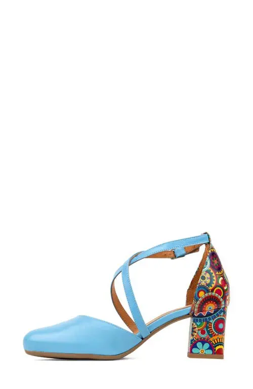 EMBASSY LONDON Dannii Ankle Strap Pump - Blue