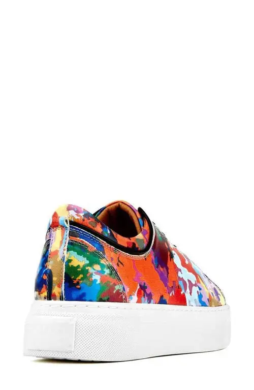 EMBASSY LONDON Camila Water Resistant Lace-up Sneaker - Blue Multi