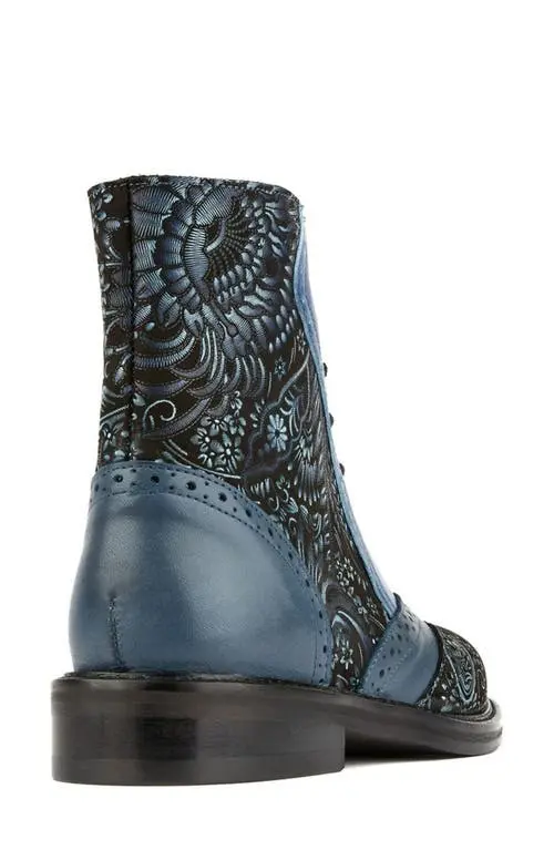 EMBASSY LONDON Brick Lane Water Resistant Ankle Boot - Blue
