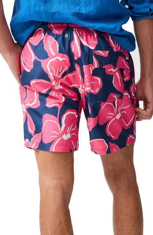 Rodd & Gunn Broadford Floral Swim Trunks - Fuchsia