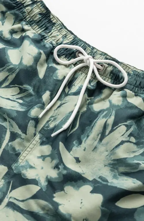 Rodd & Gunn Hardinge Abstract Floral Swim Trunks - Hunter