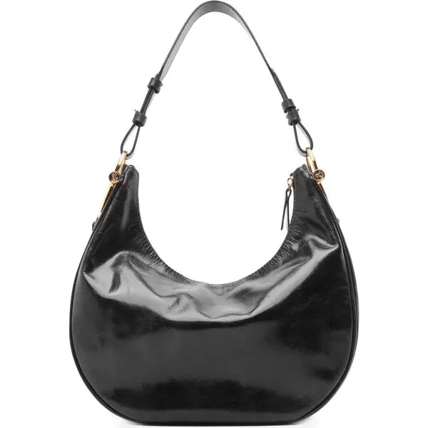 AREZZO Cora Large Leather Hobo - Black