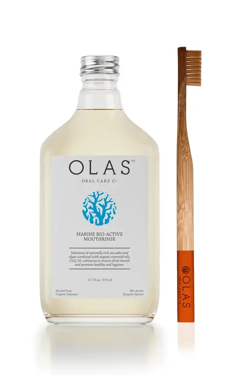 OLAS WELLNESS Natural Toothbrush - Red