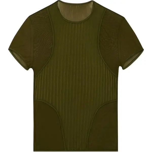 HOM Personal Allure Crew Neck T-shirt - Olive